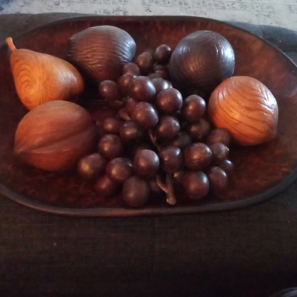 Other | Vintage Wooden Fruit | Poshmark
